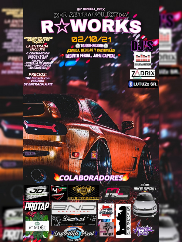 Consigue tus entradas para R Works KDD 2021 (Evento Automovilístico) By @Redu_Bmx La plataforma ...