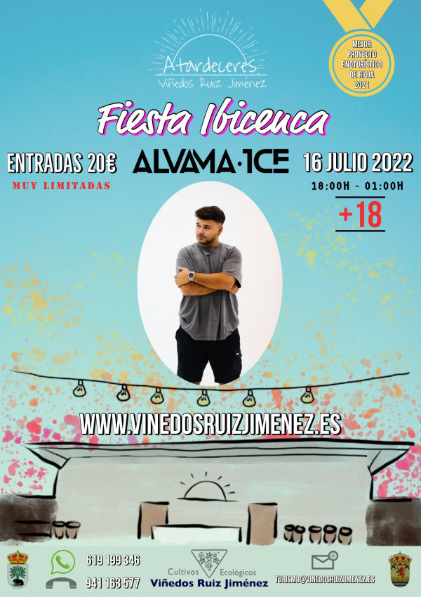 Consigue tus entradas para Fiesta Ibicenca Alvama-ice Atardeceres La ...