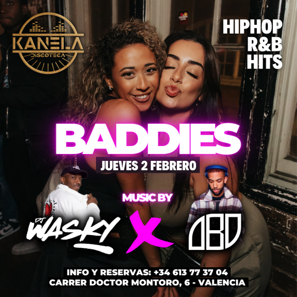 Consigue tus entradas para BADDIES • Jueves 2 de Febrero • Hip-Hop ...