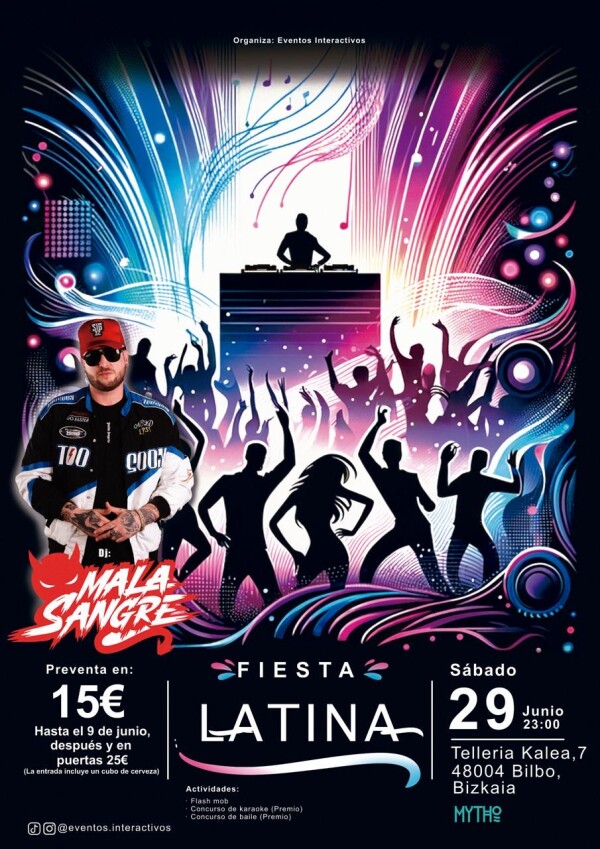 Consigue tus entradas para Fiesta Latina La plataforma más fácil para eventos