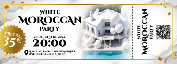 Consigue tus entradas para White Moroccan Party La plataforma más fácil ...