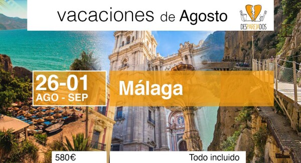 Ottieni i tuoi biglietti per VACACIONES DE AGOSTO EN MÁLAGA: Del 26 de ...