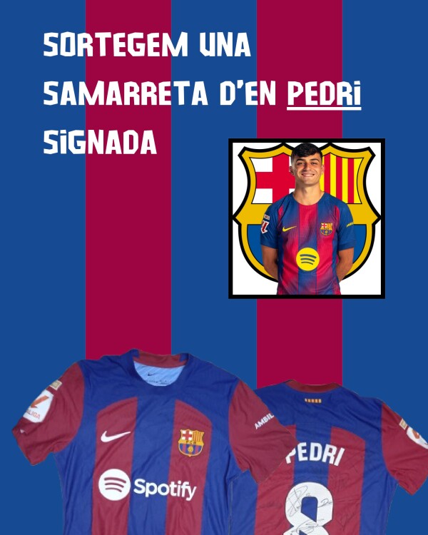 Consigue tus entradas para SORTEIG SAMARRETA OFICIAL DE PEDRI La ...